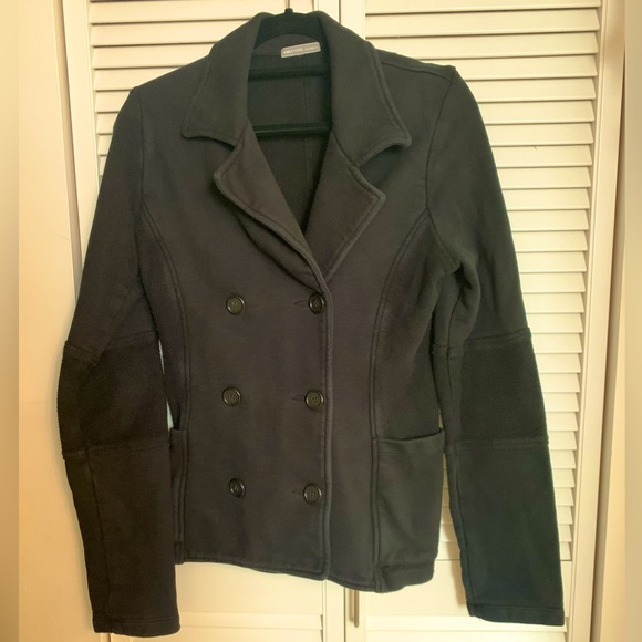 James Perse | Jackets & Coats | James Perse Cotton Black Short Jacket ...